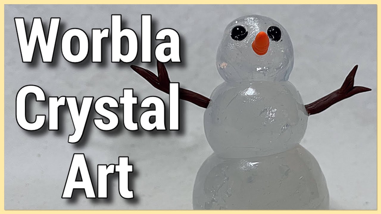 Snowman Figurine - Sculpted out of Worbla Crystal Art and Polymer Clay ...