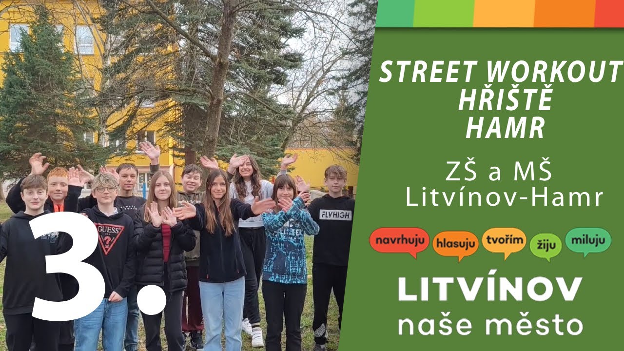 3. Street workout hřiště Hamr - ZŠ a MŠ Litvínov-Hamr - YouTube