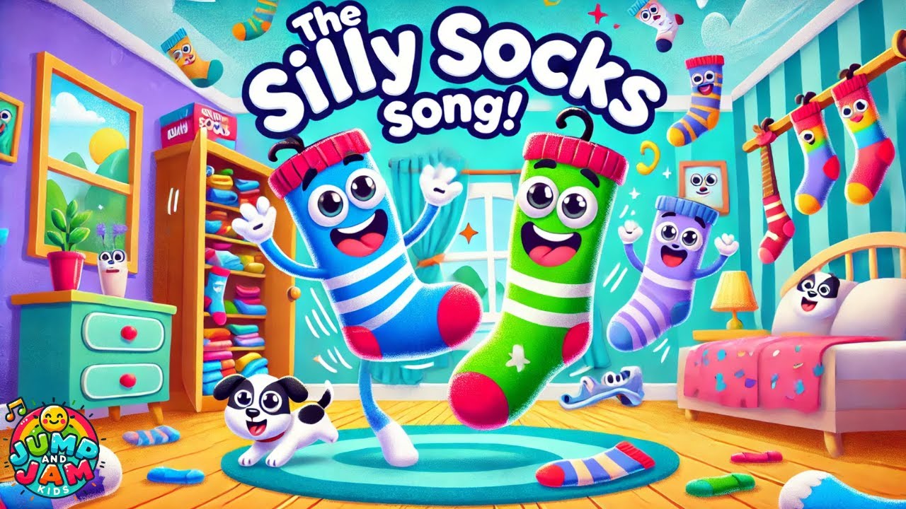 The Silly Socks Song 🧦 | Fun Kids Song & Dance | Sing Along! - YouTube