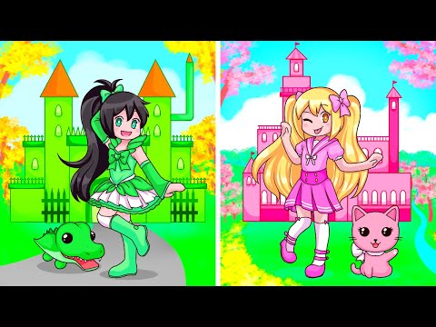 I CHALLENGED My Best Friend To A ONE COLOR Build Battle Challenge! (Roblox)
