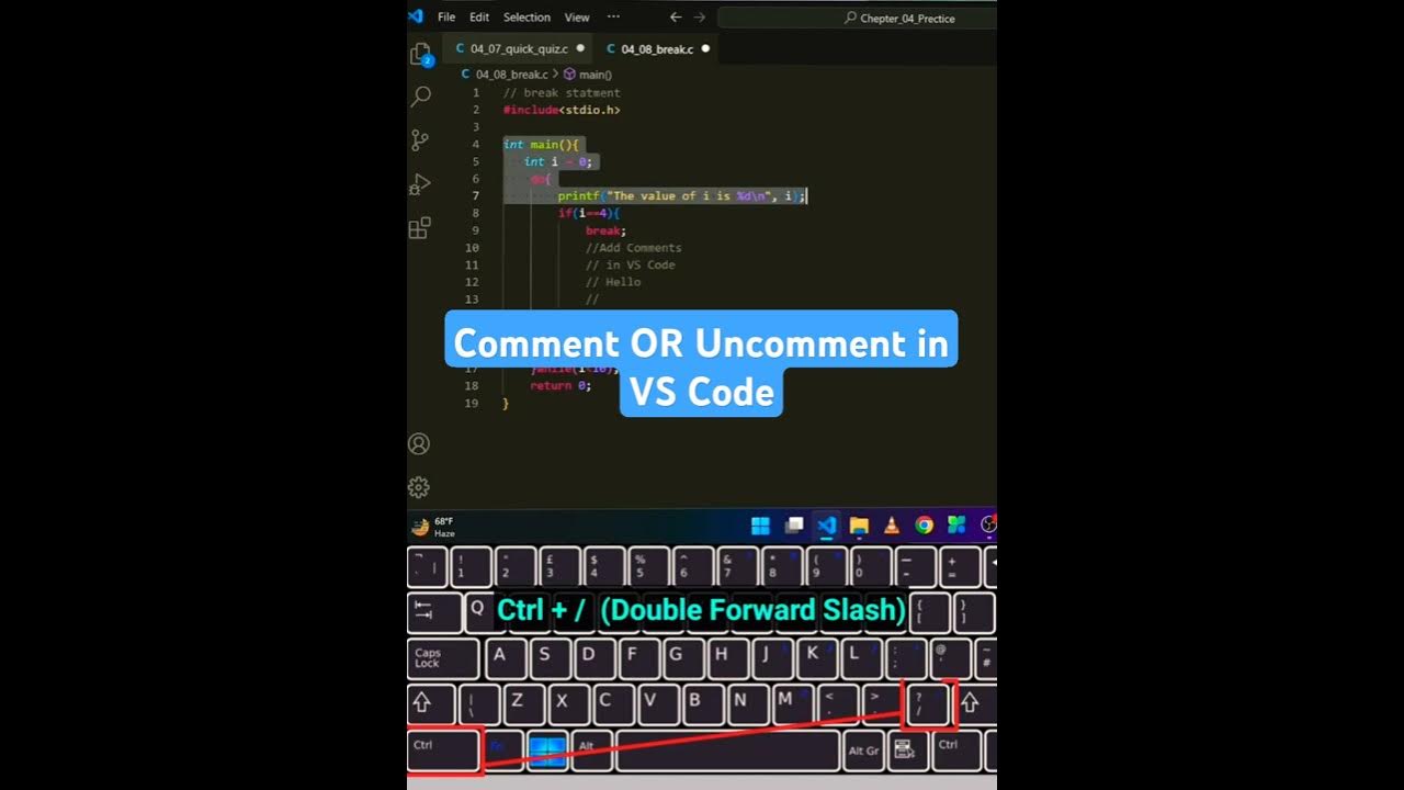 How to comment or uncomment multiple lines in VS Code! ⌨️🔥 #VSCodeTips - YouTube