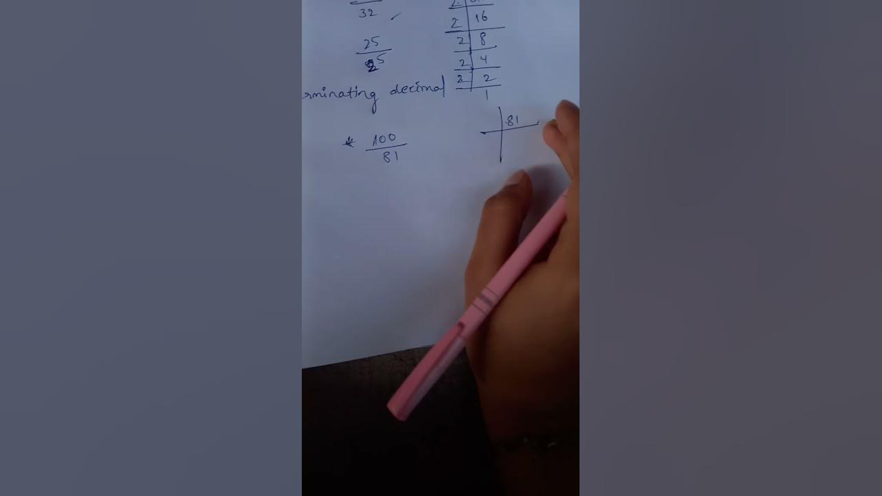 Maths 10th class Real numbers Terminating and non - terminating - YouTube