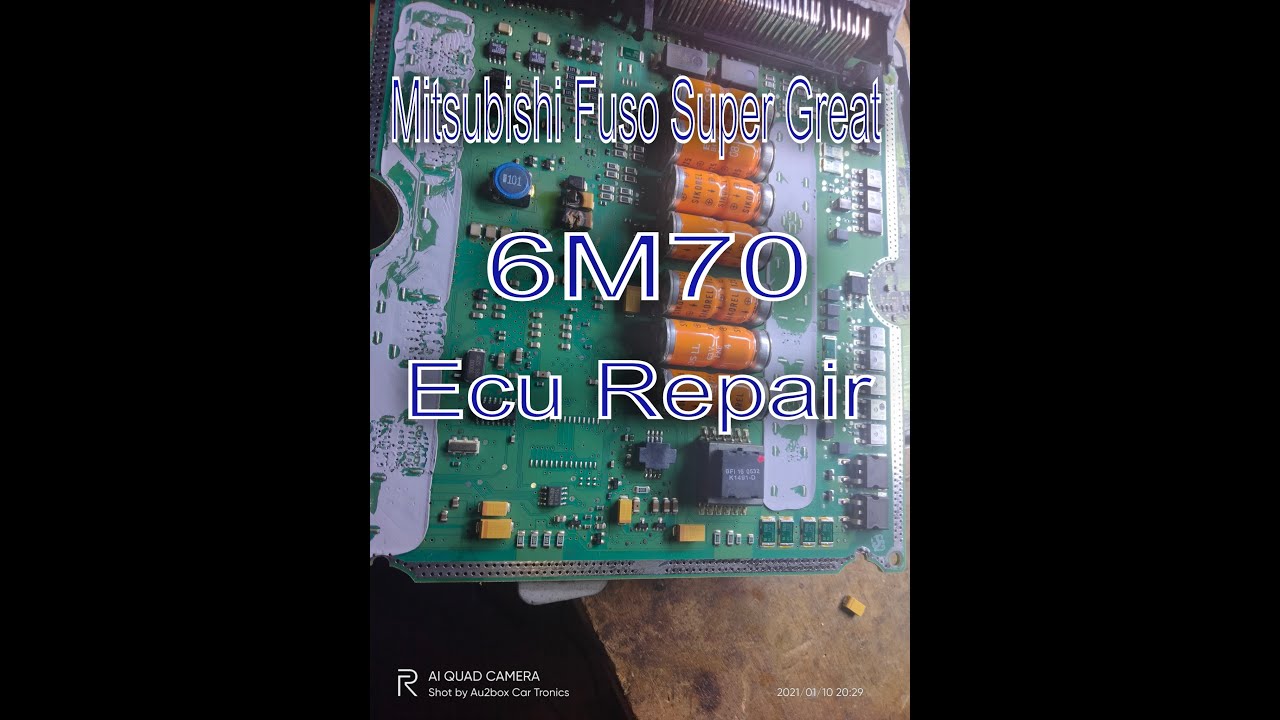 Mitsubishi Fuso Super Great 6m70 Ecu Repair - YouTube
