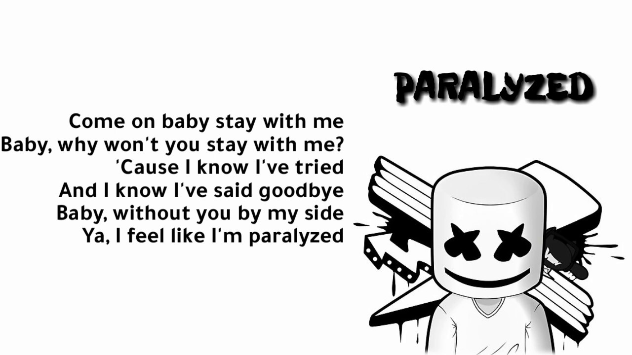 Marshmello - Paralyzed (Lyrics) - YouTube