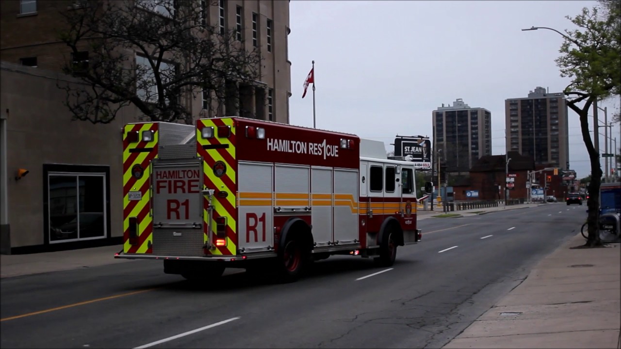Hamilton Fire Rescue 1 Responding - YouTube
