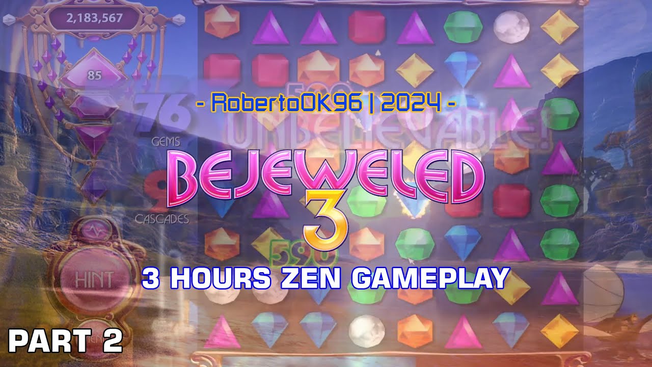 Bejeweled 3 - Zen Gameplay (Part 2) - YouTube