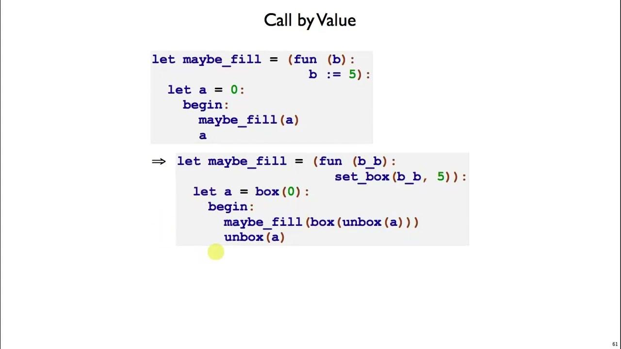 Shplait Variable 5 - Call by Reference - YouTube