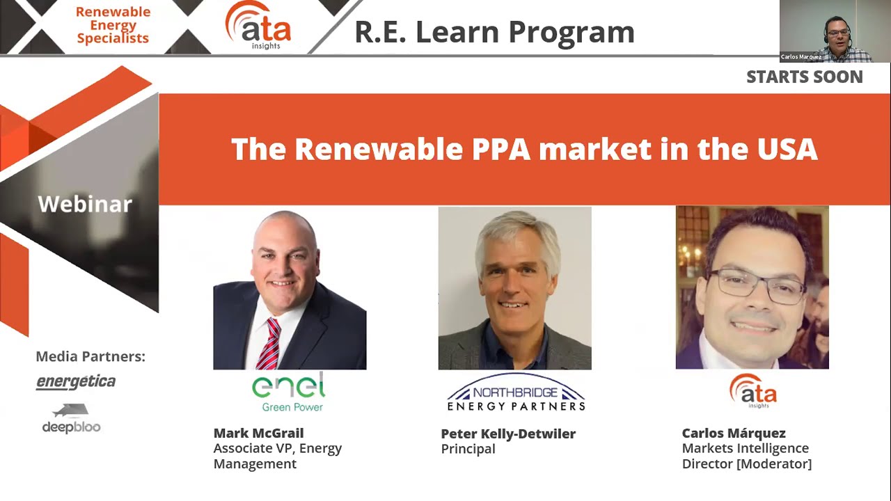 Webinar: The Renewable PPA Market in the USA - YouTube