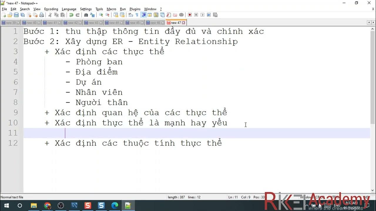 Rikkei Academy - Java - Module 03 - MySQL - ER: Mô hình quan hệ thực thể - YouTube