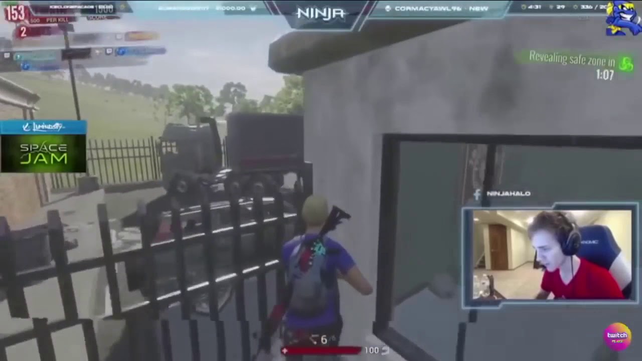 NINJA SCREAMS AT KID!!! - YouTube