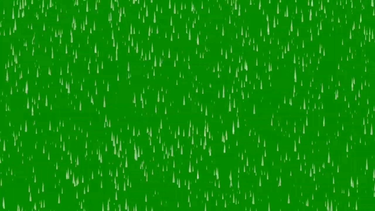 Green screen Rain effect 1 - YouTube