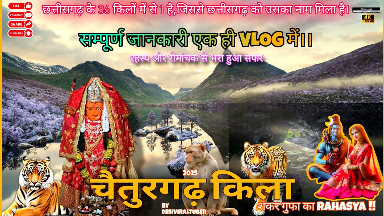 Best Tourist Place in Chhattisgarh Chaiturgarh Fort माँ महिसासुर मर्दनी ...