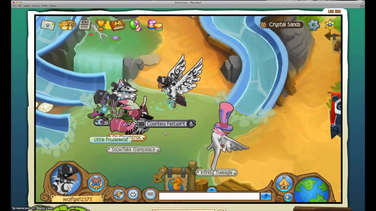 Animal Jam: Trade Attempts for LONG PURPLE COLLAR - YouTube