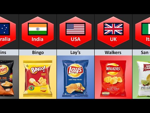 Chips from different countries - YouTube