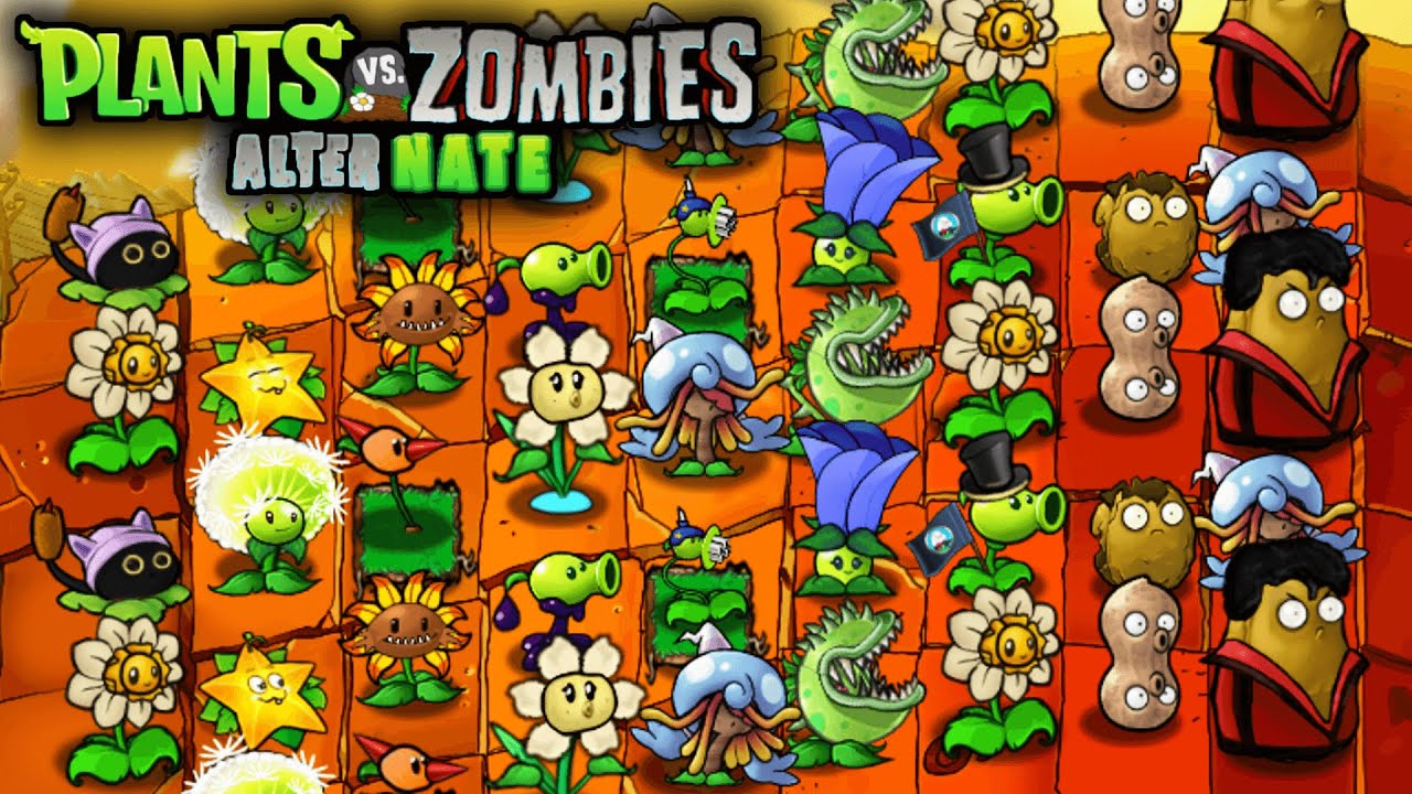 Plants vs Zombies Alternate (Part 5) | Air Raid Pea, Jynx Cattail ...