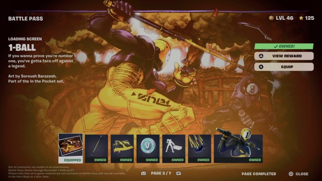 How to Unlock 1-Ball Loading Screen in Fortnite | Remix Rewards Page 3 ...