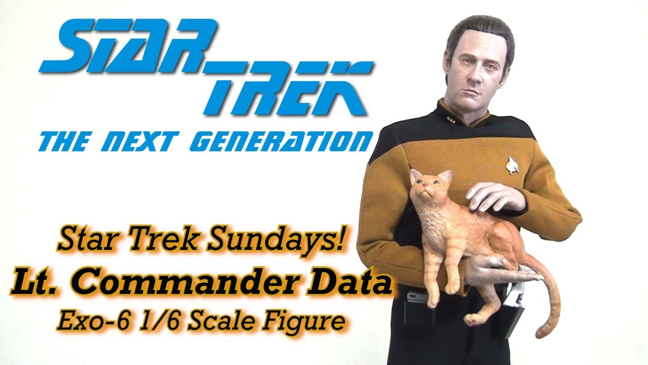 Star Trek Sundays! Exo-6 Lt. Commander Data 1/6 scale figure review ...