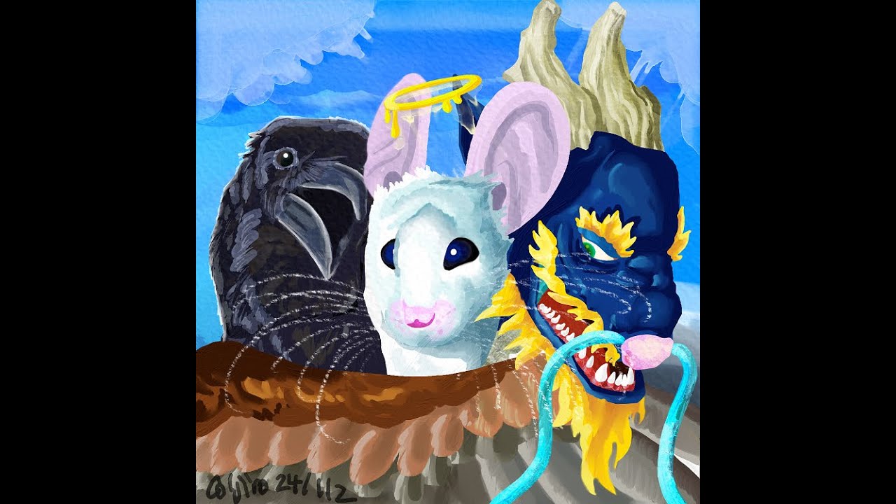 Painting my 12th Mouse Angel - YouTube