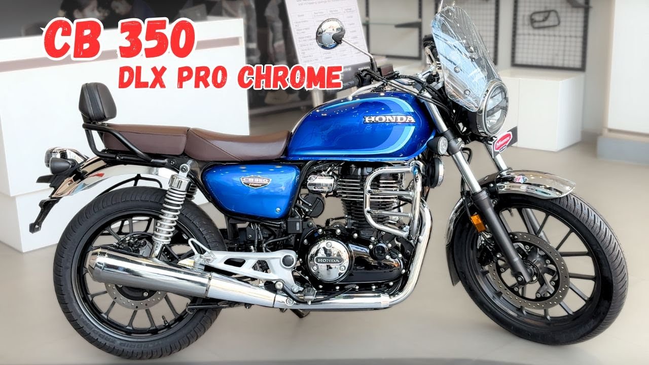 2026 Honda H'ness CB 350 DLX Pro Chrome Detailed Review | Best Looks in ...
