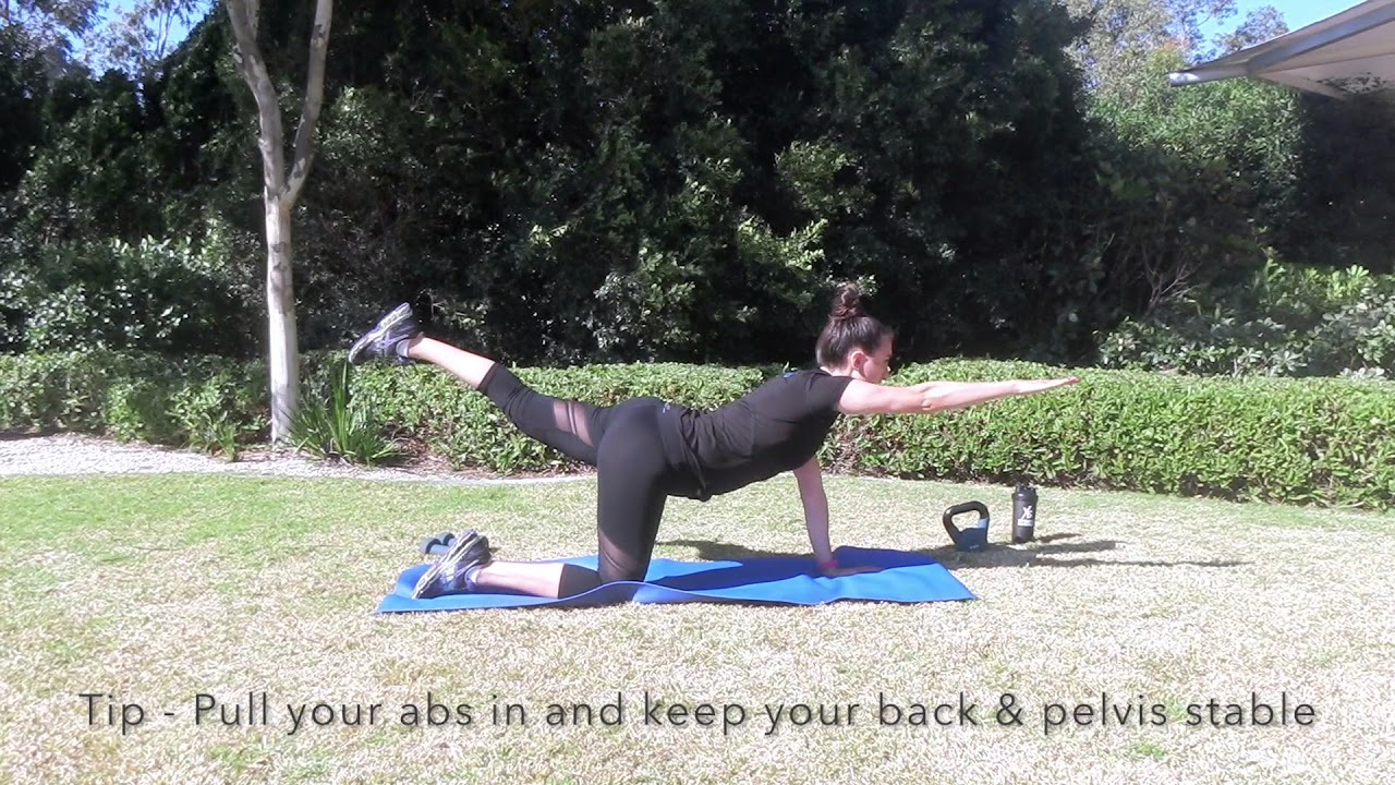 XS™ Sports Nutrition - 20 Minute Back Workout - YouTube