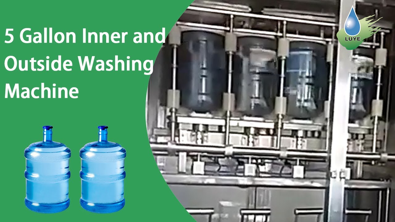 Full Automatic 5 Gallon Inner and Outside Washing Machine Equipment ...