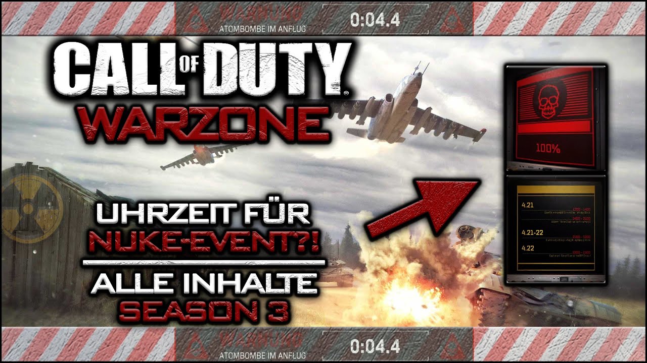 Warzone | Uhrzeit für's Live-Event | Alle Season 3 Inhalte | Map Update ...