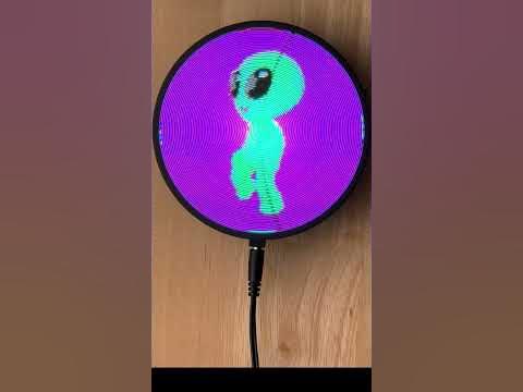 Rotating Color Display. DIY project with ESP32 and RP2040 microcontrollers. - YouTube
