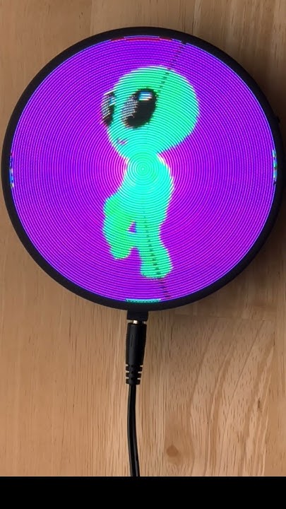 Rotating Color Display. DIY project with ESP32 and RP2040 microcontrollers. - YouTube