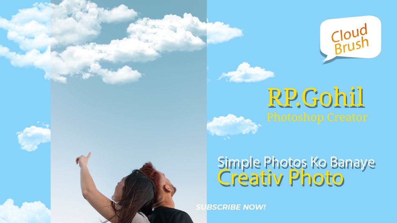 Sky Brush Photoshop Free Download ii CLOUD Brushes Effect For Photoshop ...