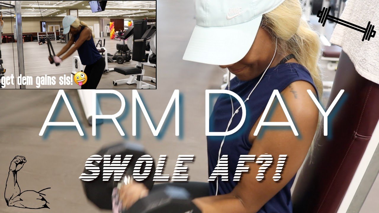 OH YEAH ARM DAY!!!💪🏽MY Arm day routine!! - YouTube
