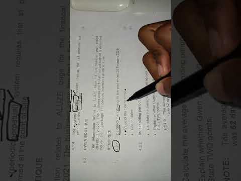 Grade 12 Accounting: Inventory Valuation (DBE 2021) - YouTube