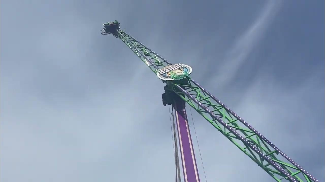 Joker booster off ride Nottingham goose fair 2023 - YouTube