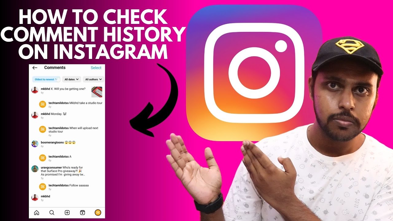 How to check instagram comment history | instagram comment history ...