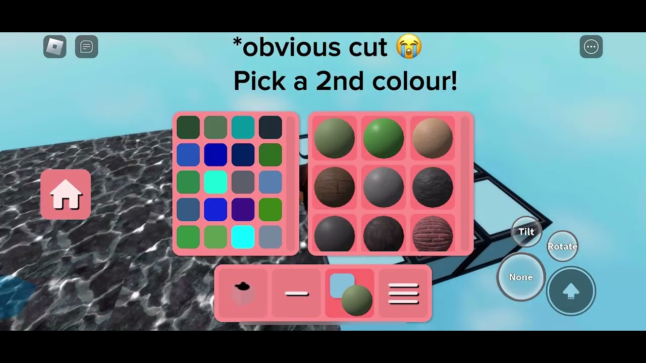 How to use colour blocks in piggy build mode!! - YouTube
