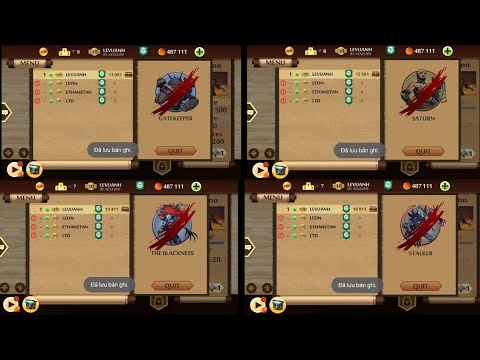 Shadow Fight 2|All bosses tier 4 raid full shield - YouTube