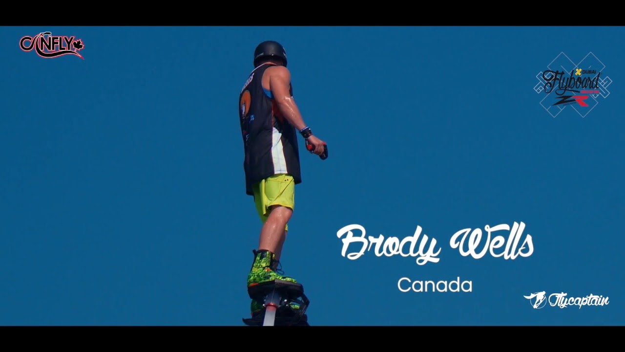 Brody Wells | #10 Pro | X Dubai Flyboard World Cup 2015 - YouTube