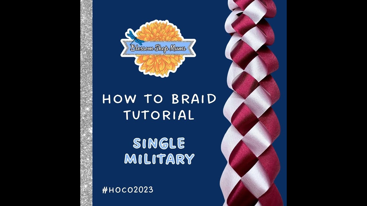 Single Military Braid Tutorial - YouTube