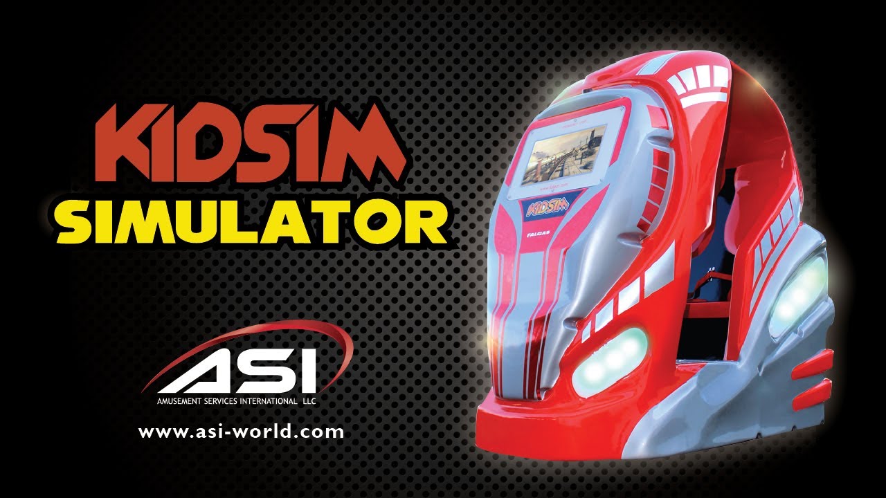 KID SIM KIDDIE ROLLER COASTER SIMULATOR - YouTube