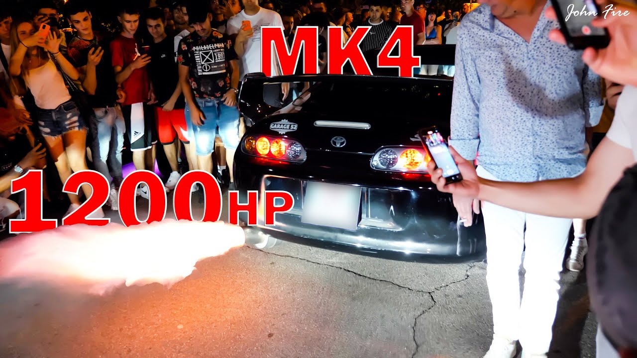 Toyota Supra - Crazy SOUNDS, Flames and Turbo Accelerations - YouTube