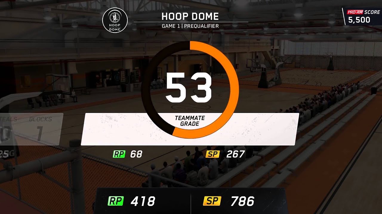 NBA Live 16 Post Game Score Pro am score - YouTube