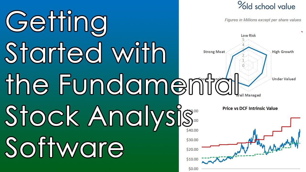 Getting Started with the Old School Value Stock Analysis Software - YouTube