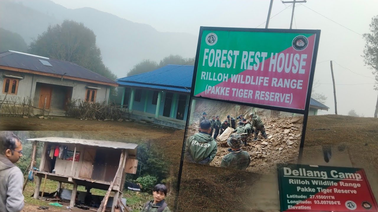 Pakke kessang# Dellang camp main behta ek raat.road block hogeya - YouTube