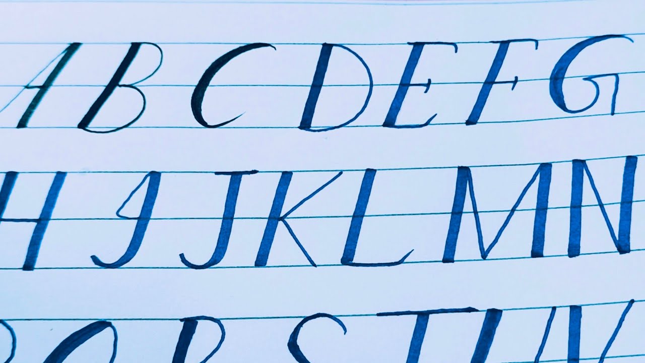 How to improve English Capital letters||capital letters||english font# ...