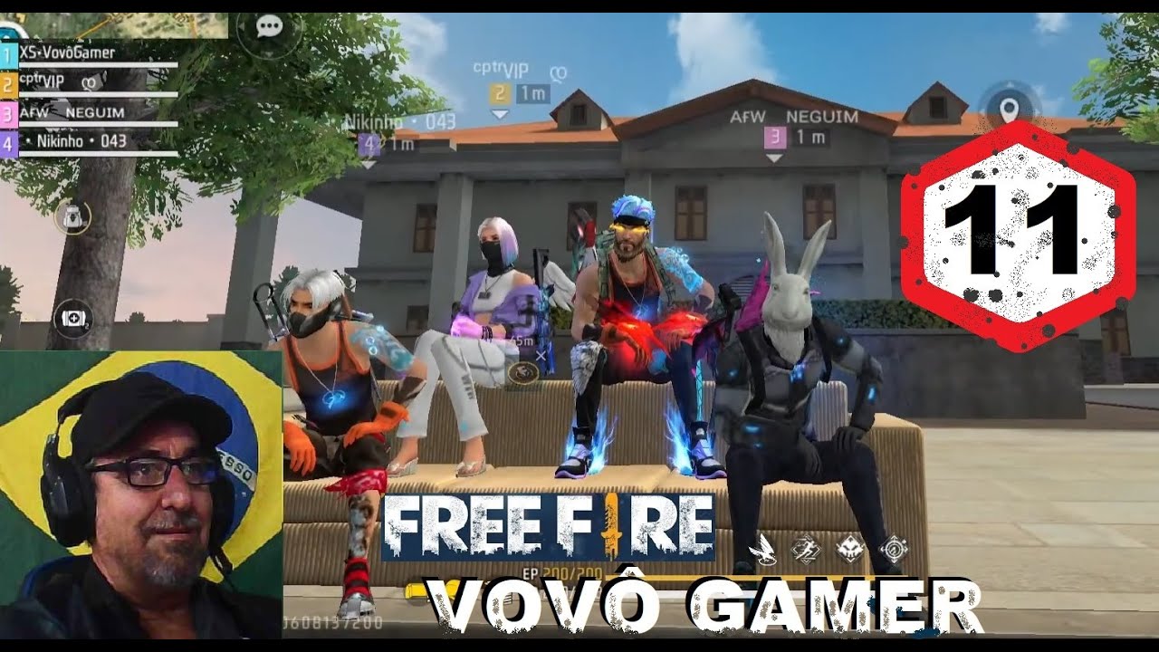 🔴 VOVÔ GAMER JOGANDO FREE FIRE 11 - YouTube