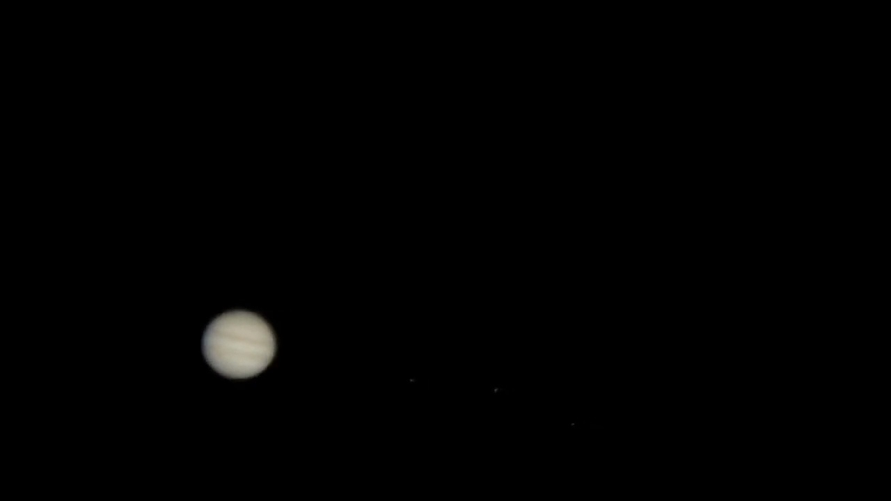 Jupiter through my telescope - YouTube
