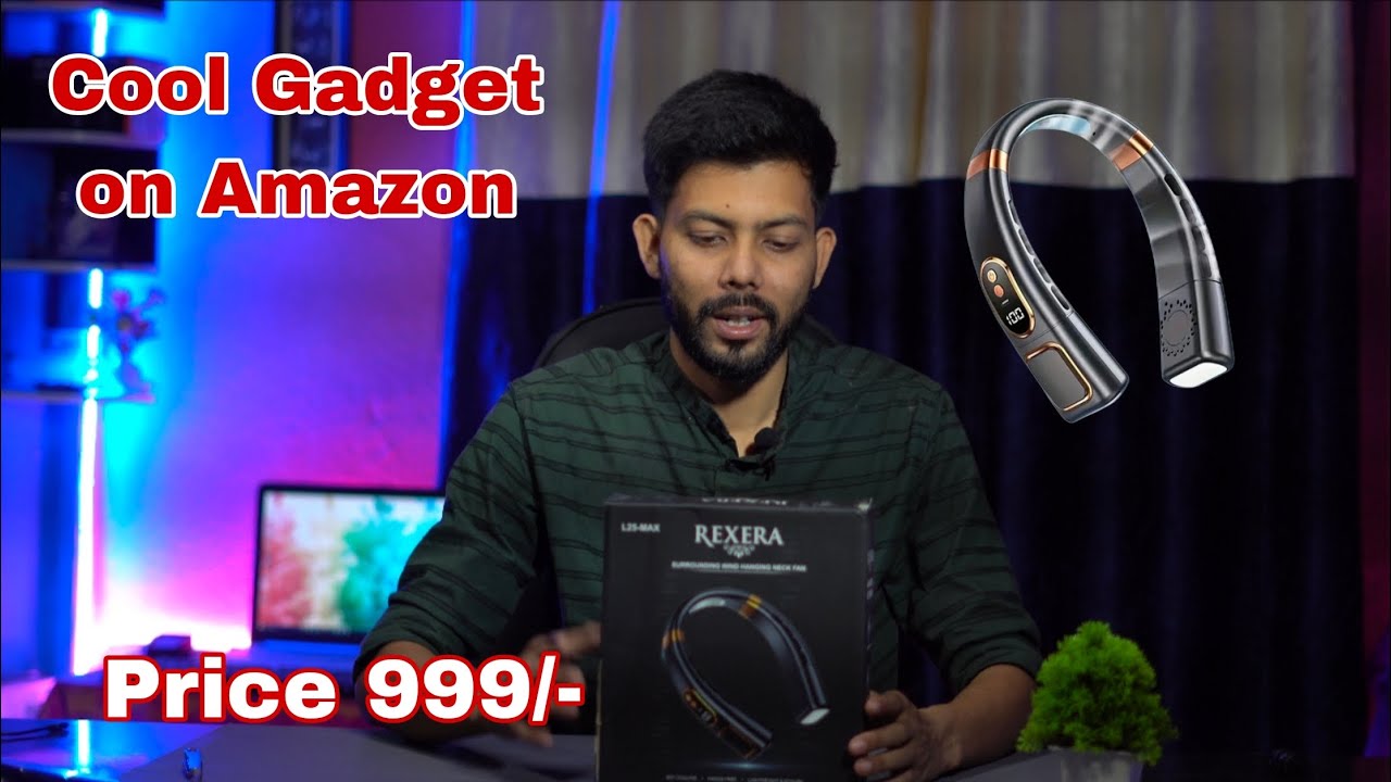 Amazon best product।। REXERA Portable Rechargeable Neck Fan ।। Bangla ...
