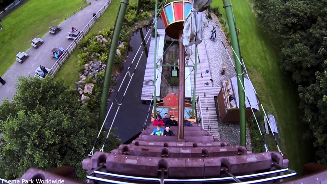 Pirate Ship On Ride POV - Oakwood - YouTube