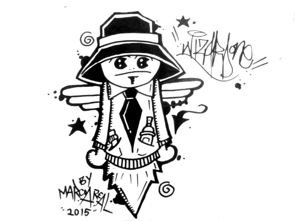 how to draw a cholito character for sticker - its cool - YouTube