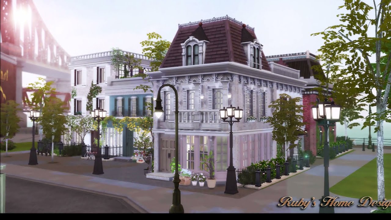 The Sims 4 | Downtown Apartments | Download + CC 模擬市民4 城市樂活 | 房屋下載 ...
