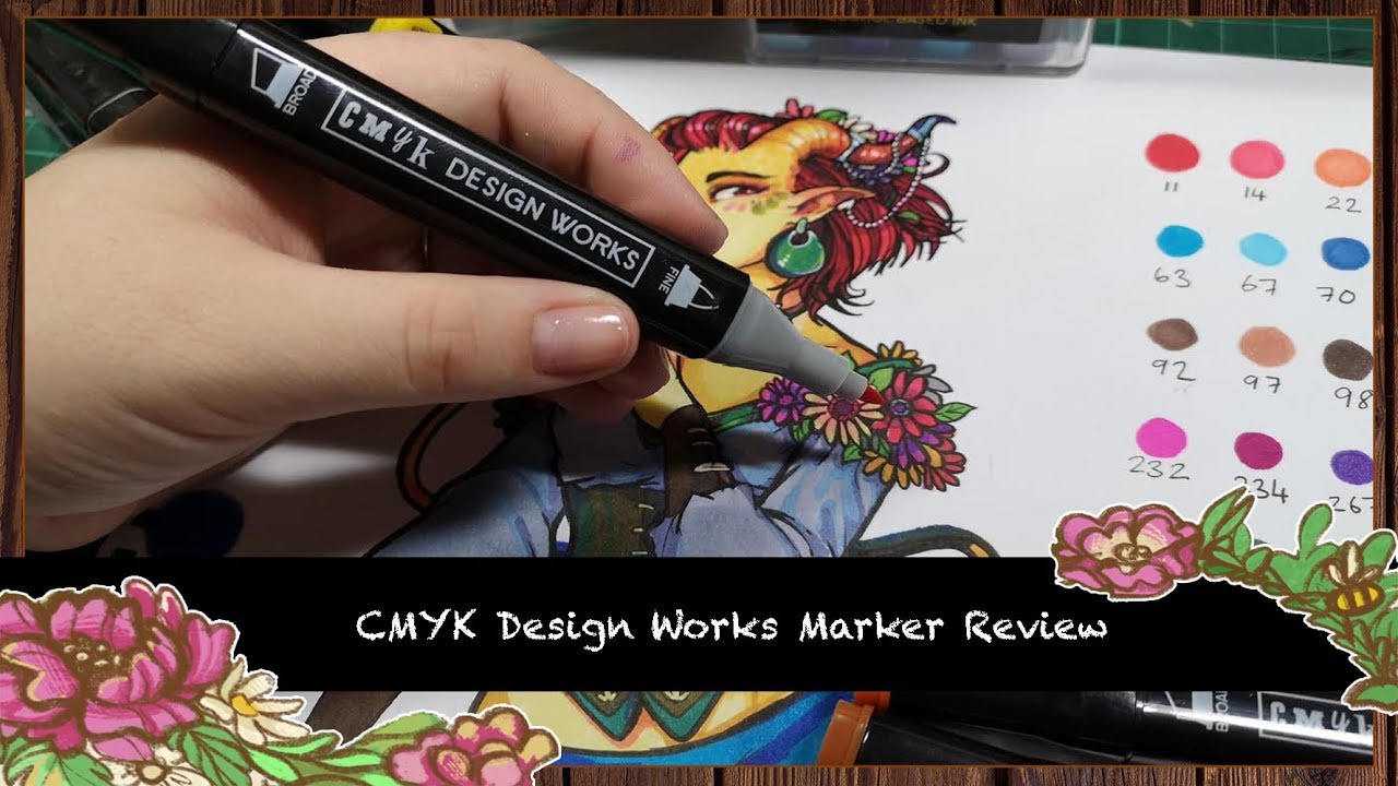 Cmyk Marker Review - YouTube